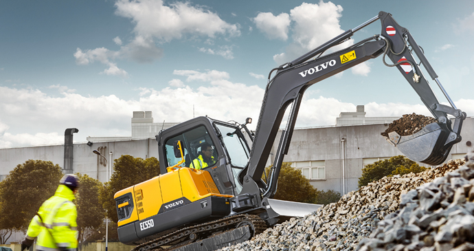 Volvo EC55D | Compact Excavators | Volvo | Products & Services ...